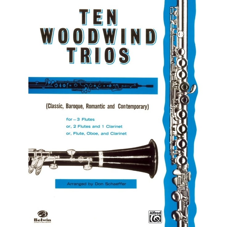 Compilation: 10 Woodwind Trios. Just Flutes, London