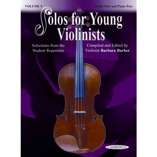Barbara Barber: Solos For Young Violinists Vol 5