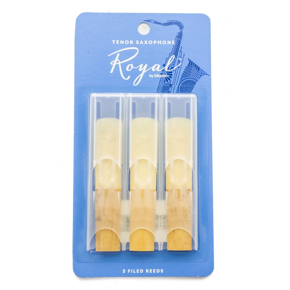 Royal by D'Addario Tenor Saxophone Reeds, 3-pack